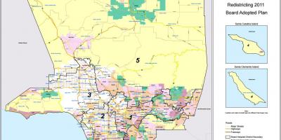 Los Angeles mappa - Mappe Los Angeles (California - USA)